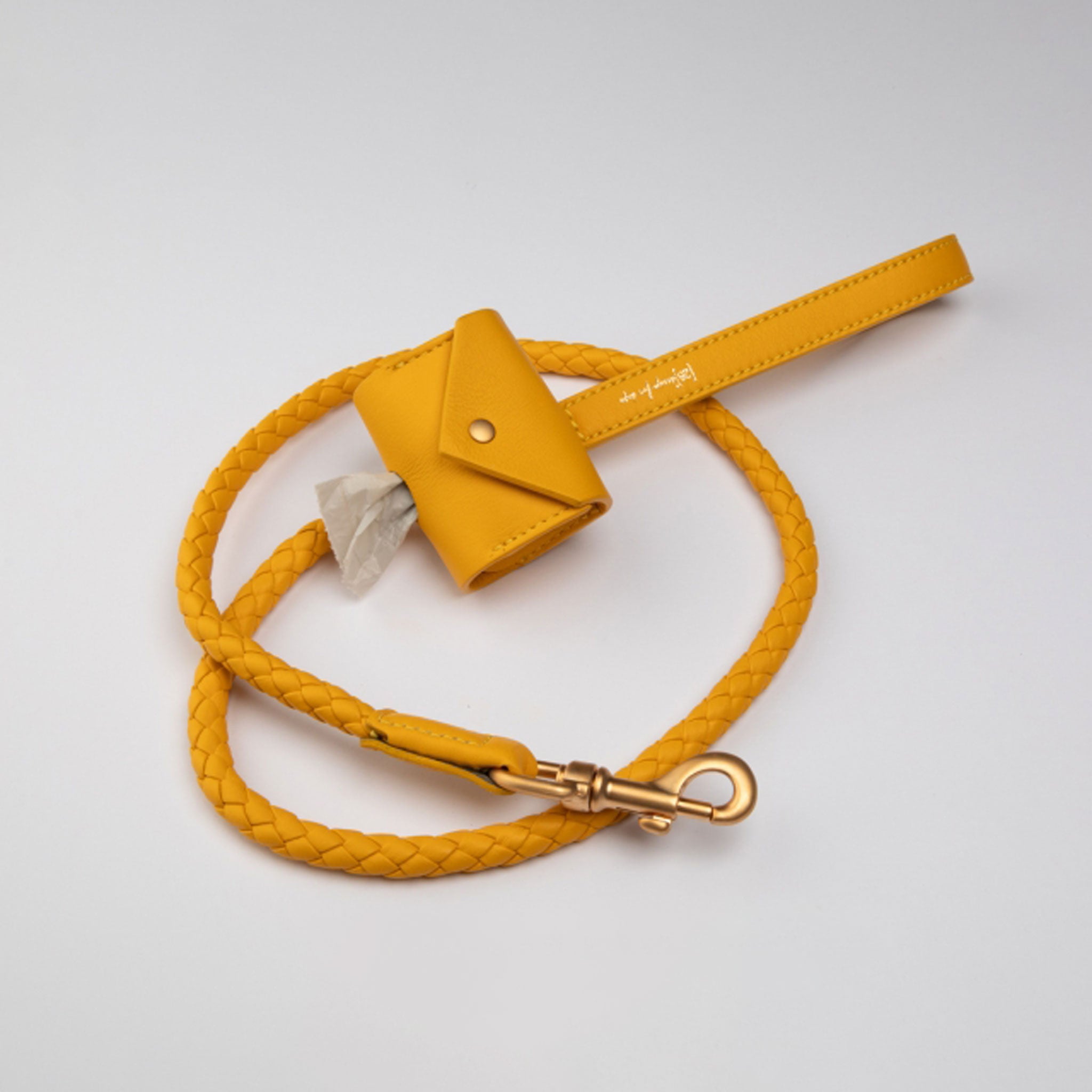 2.8 Design for Dogs Martin Leather Poop Bag | Contemporary Pet Space